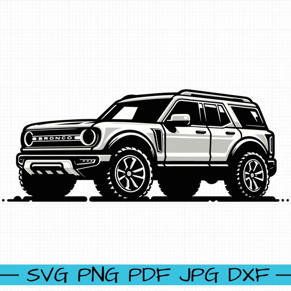Ford Bronco Svg - Etsy
