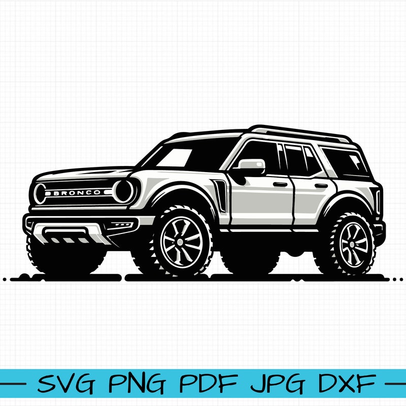 Ford Bronco Svg - Etsy