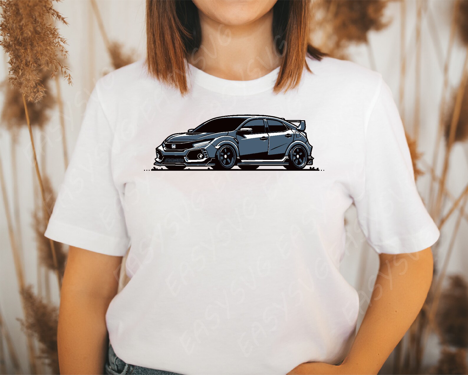 Honda Civic Type-r SVG, Cartoon Vector, Art, Silhouette - Etsy