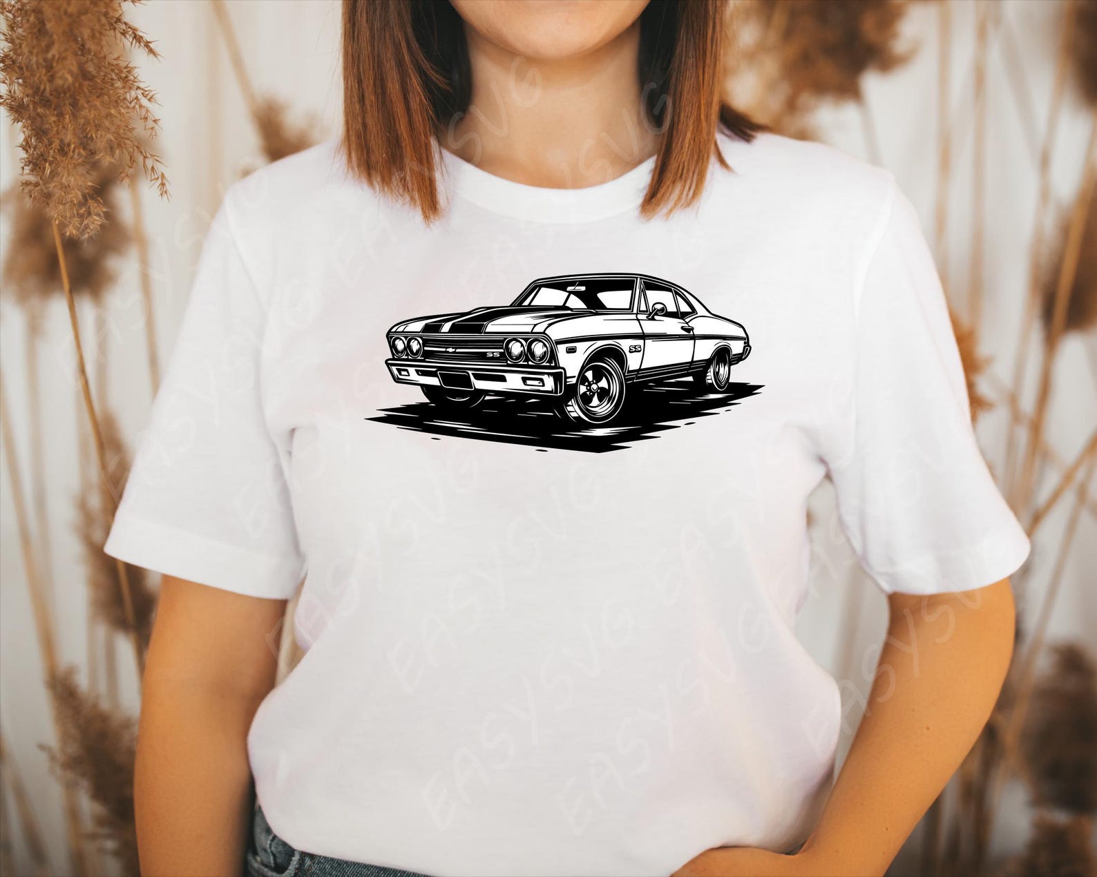Vintage Chevrolet SS SVG, Cartoon Vector, Art, Silhouette - Etsy