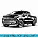Chevy K-1500 Pickup Truck SVG, Cartoon Vector, Art, Silhouette - Etsy