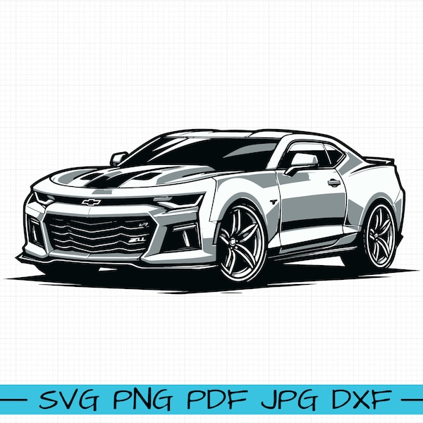 Camaro Zl1 Svg - Etsy