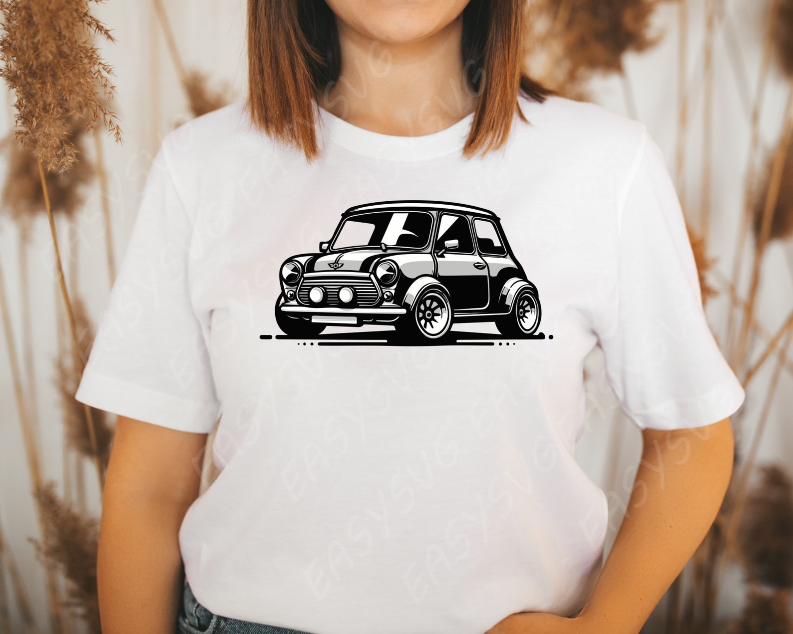 Classic Mini Cooper SVG, Cartoon Vector, Art, Silhouette - Etsy UK