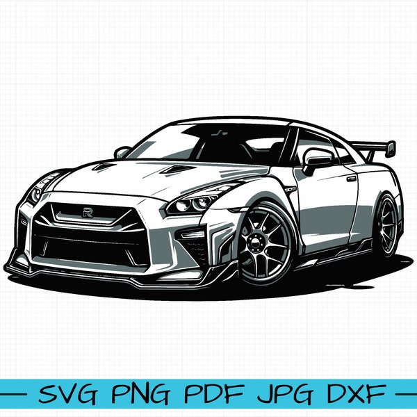 Nissan Gtr Vector - Etsy