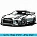 Nissan GTR SVG, Cartoon Vector, Art, Silhouette - Etsy