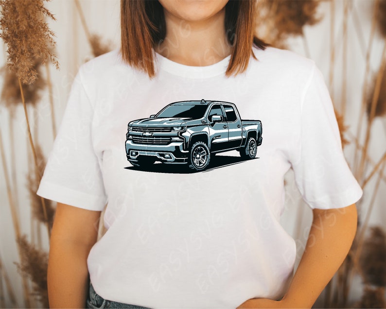 Chevrolet Silverado SVG, Cartoon Vector, Art, Silhouette - Etsy