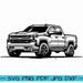 Chevy K-1500 Pickup Truck SVG, Cartoon Vector, Art, Silhouette - Etsy