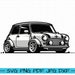 Classic Mini Cooper SVG, Cartoon Vector, Art, Silhouette - Etsy