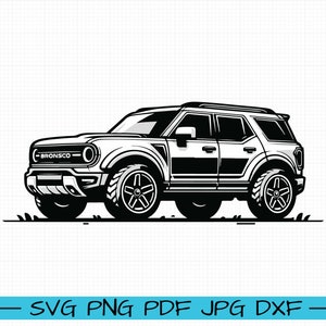 Bronco Sport Big Bend SVG, Cartoon Vector, Art, Silhouette - Etsy