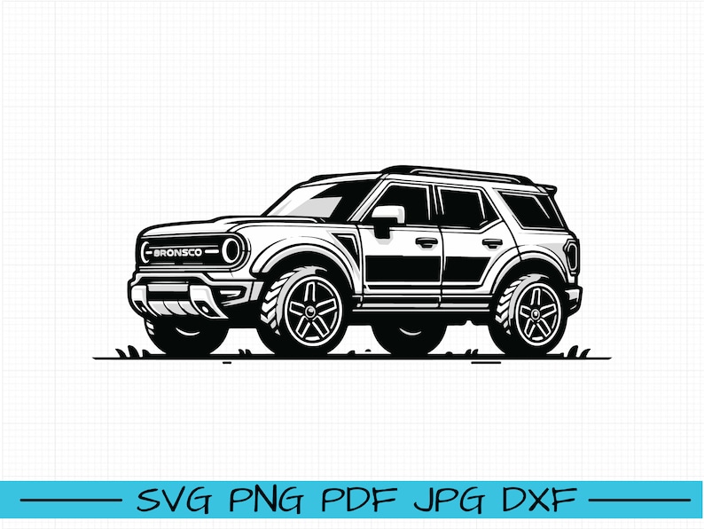 Bronco Sport Big Bend SVG, Cartoon Vector, Art, Silhouette - Etsy
