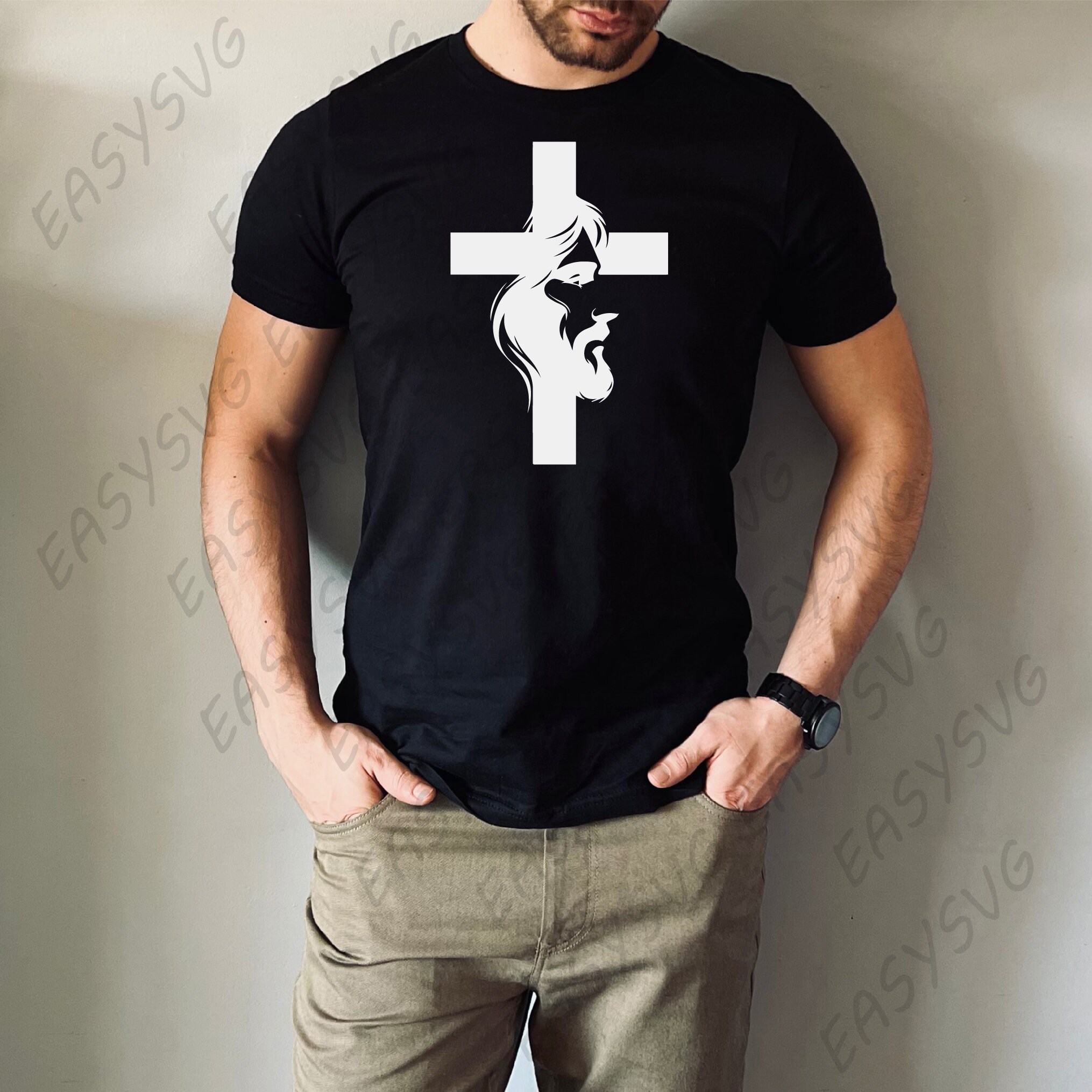 Jesus Cross Graph SVG, Cartoon Vector, Art, Silhouette - Etsy