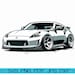 Nissan 370z SVG, Cartoon Vector, Art, Silhouette - Etsy