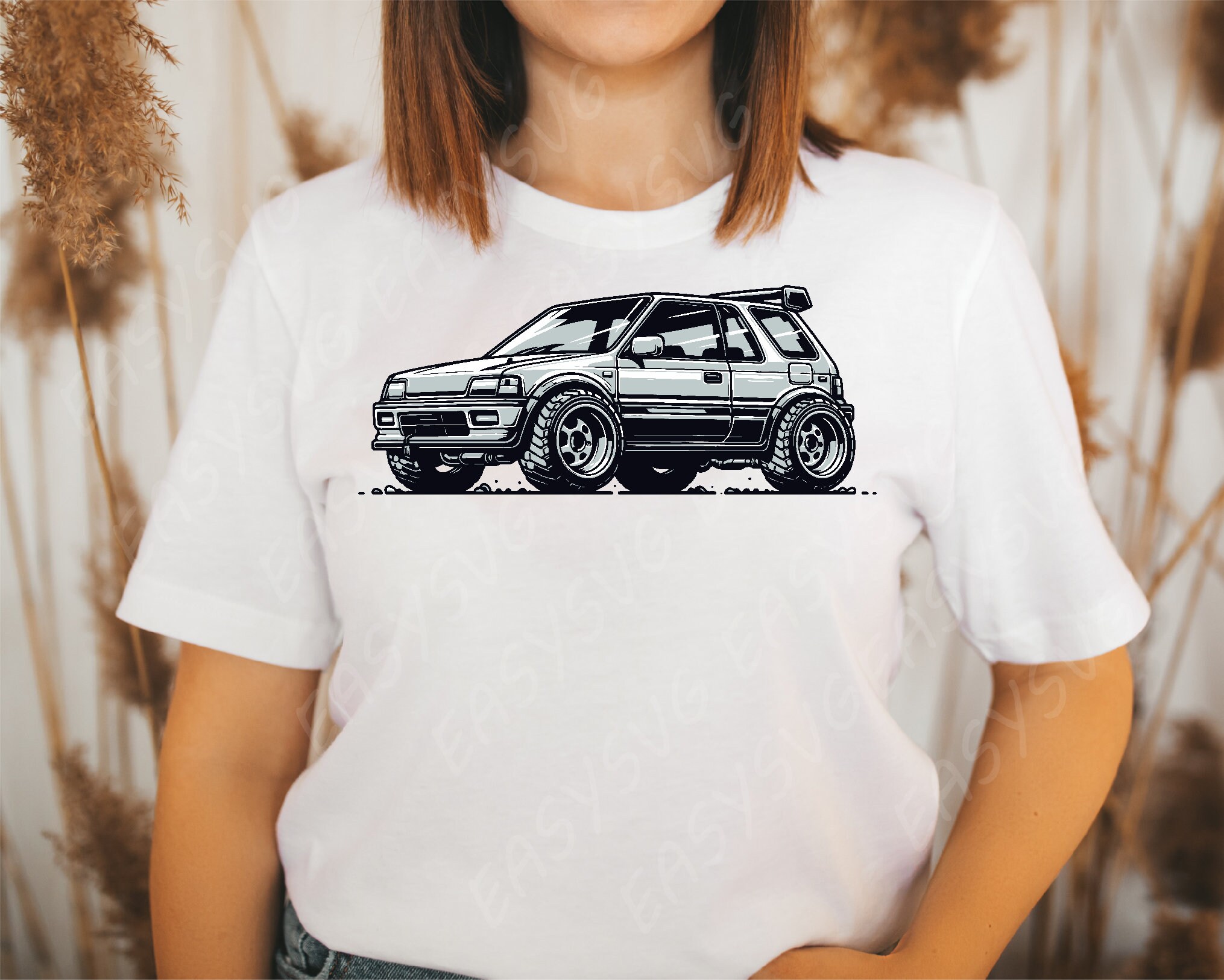 Honda Civic EG SVG, Cartoon Vector, Art, Silhouette - Etsy Canada