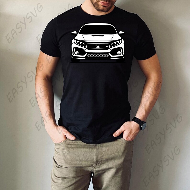 2017 Honda Civic Type R SVG, Cartoon Vector, Art, Silhouette - Etsy