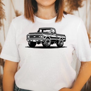 Chevy K10 1970-1974 SVG, Cartoon Vector, Art, Silhouette - Etsy
