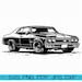 Vintage Chevrolet SS SVG, Cartoon Vector, Art, Silhouette - Etsy