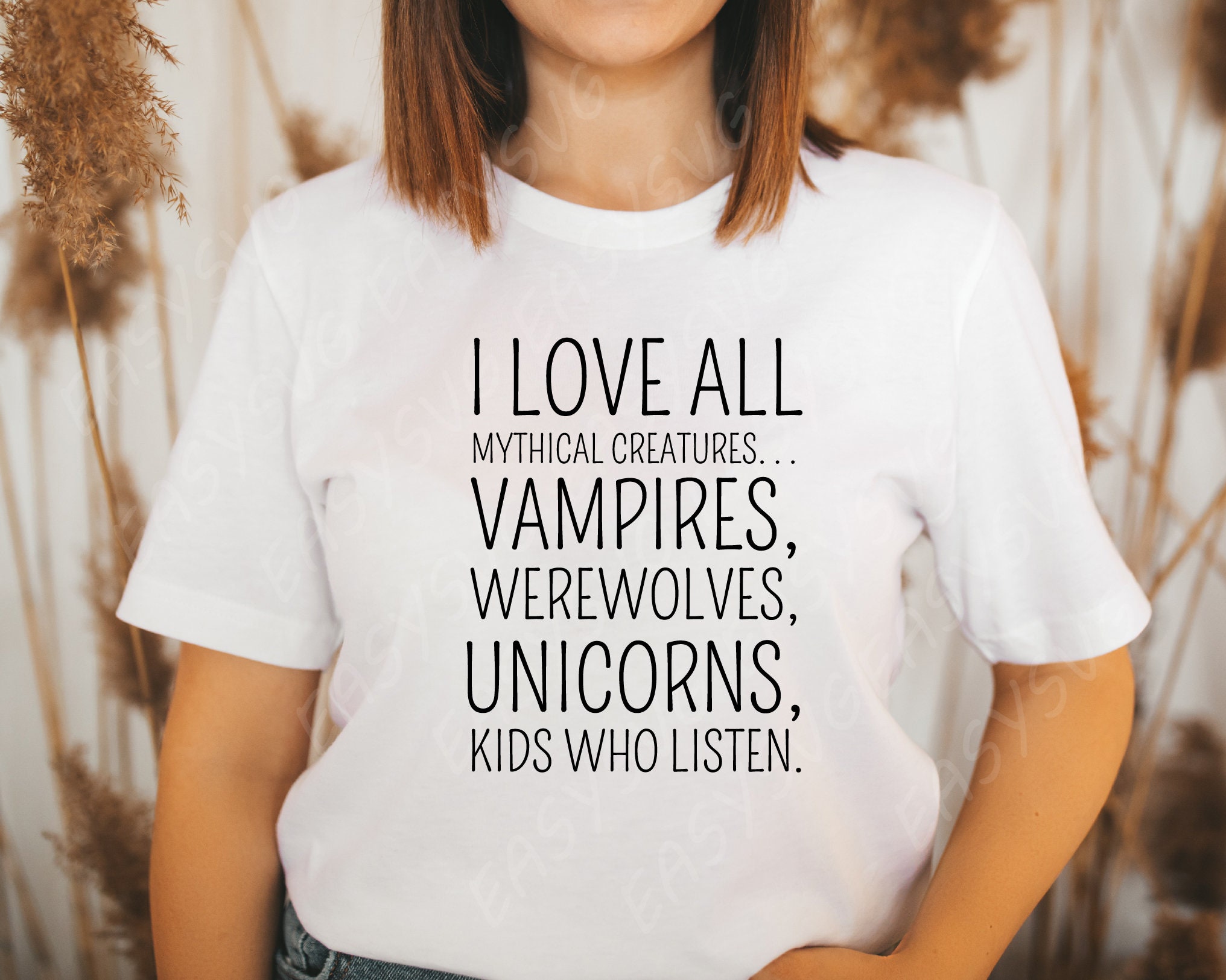 Mythical Creatures Kids SVG, Vampires, Werewolves, Unicorns (digital ...