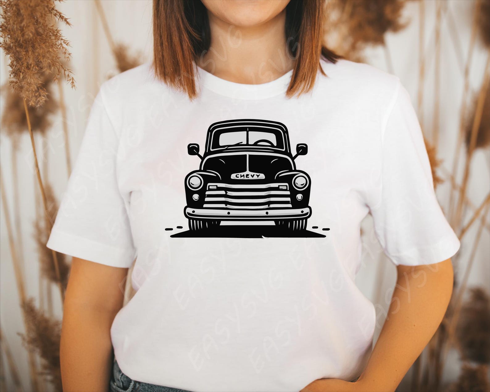 Chevy 3100 1954 SVG, Cartoon Vector, Art, Silhouette - Etsy
