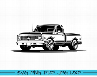 Chevrolet Silverado SVG, Cartoon Vector, Art, Silhouette - Etsy