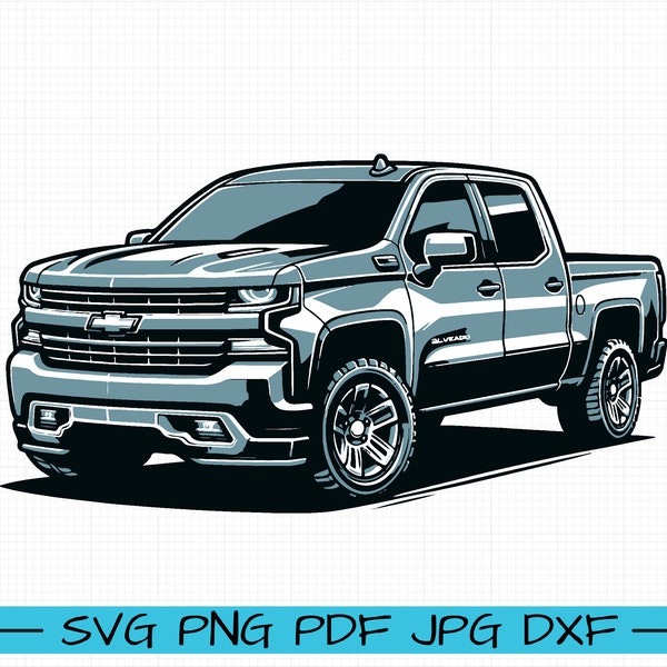 Silverado Svg - Etsy
