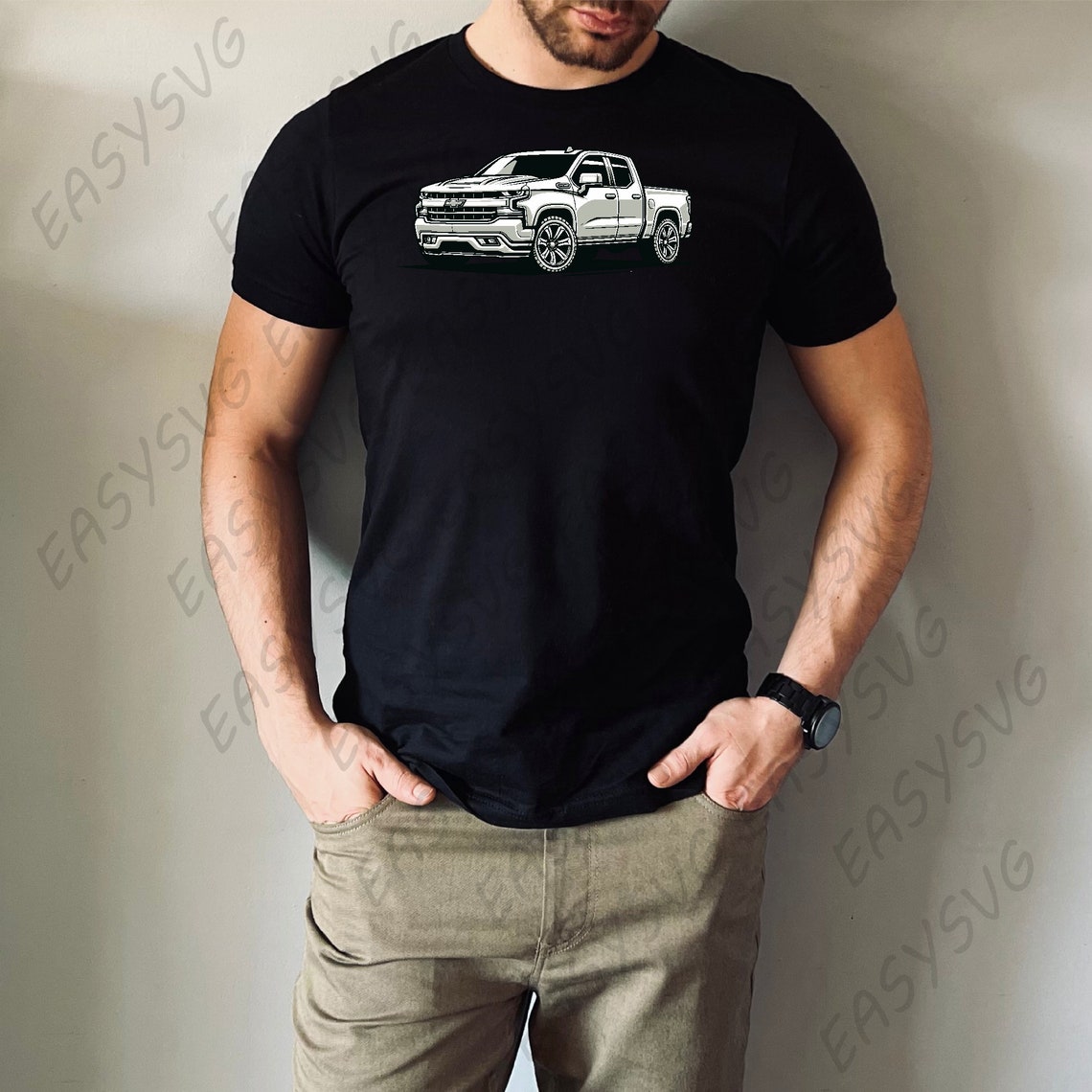 Chevrolet Silverado SVG, Cartoon Vector, Art, Silhouette - Etsy