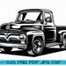 Ford F100 1955 SVG, Cartoon Vector, Art, Silhouette - Etsy