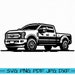 F250 Super Duty SVG, Cartoon Vector, Art, Silhouette - Etsy