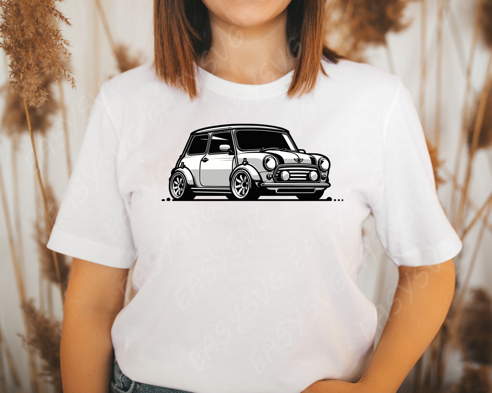 Classic Mini Cooper SVG, Cartoon Vector, Art, Silhouette - Etsy