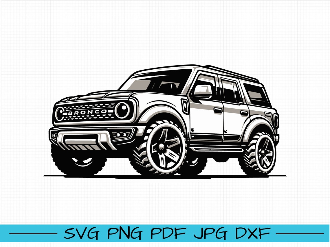 Bronco Sport Big Bend SVG, Cartoon Vector, Art, Silhouette - Etsy