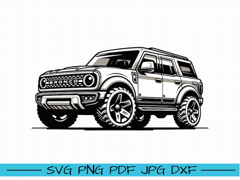 Bronco Sport Big Bend SVG, Cartoon Vector, Art, Silhouette - Etsy