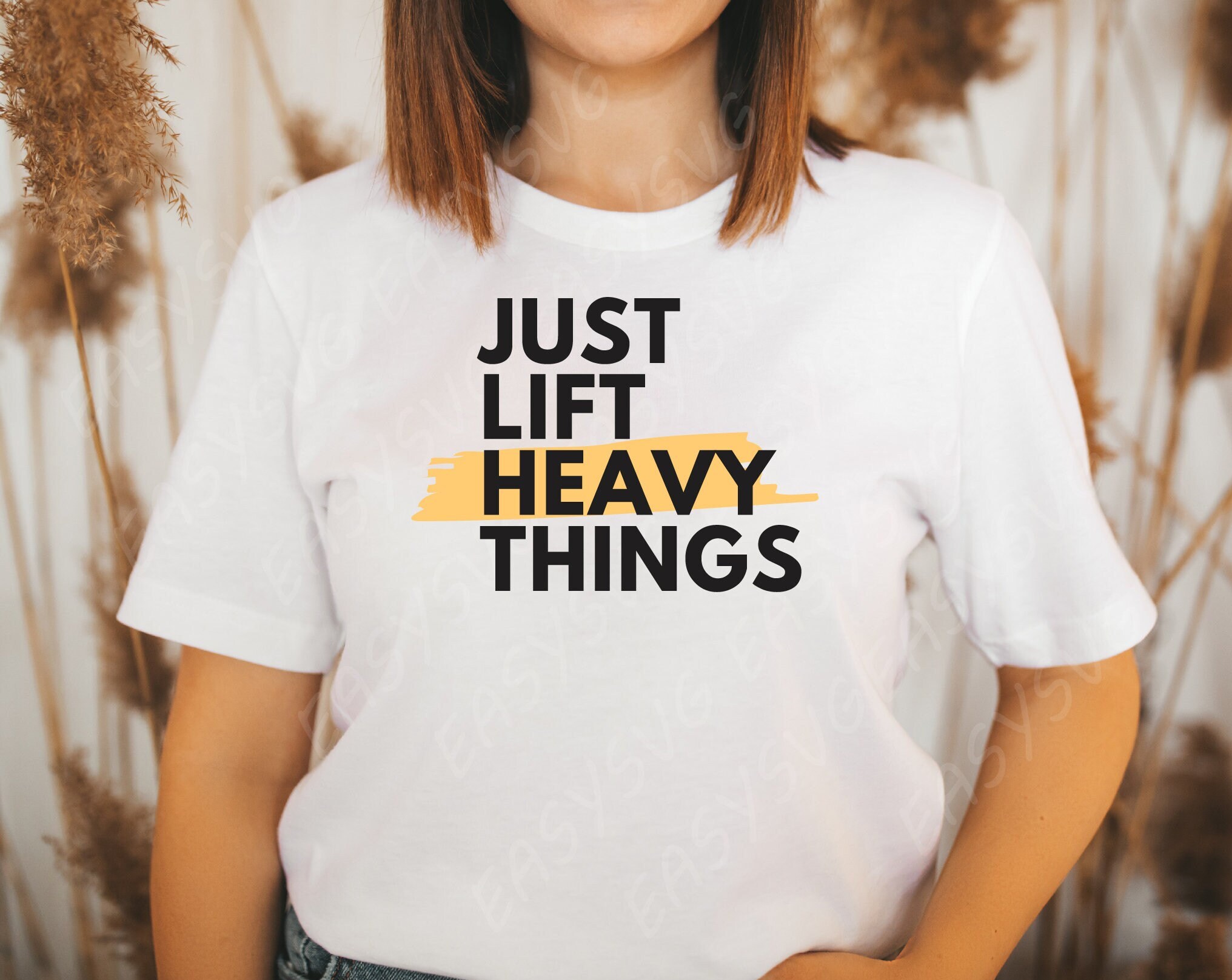 Weightlifting SVG, Just Lift Heavy Things Svg, Png, Sublimation - Etsy