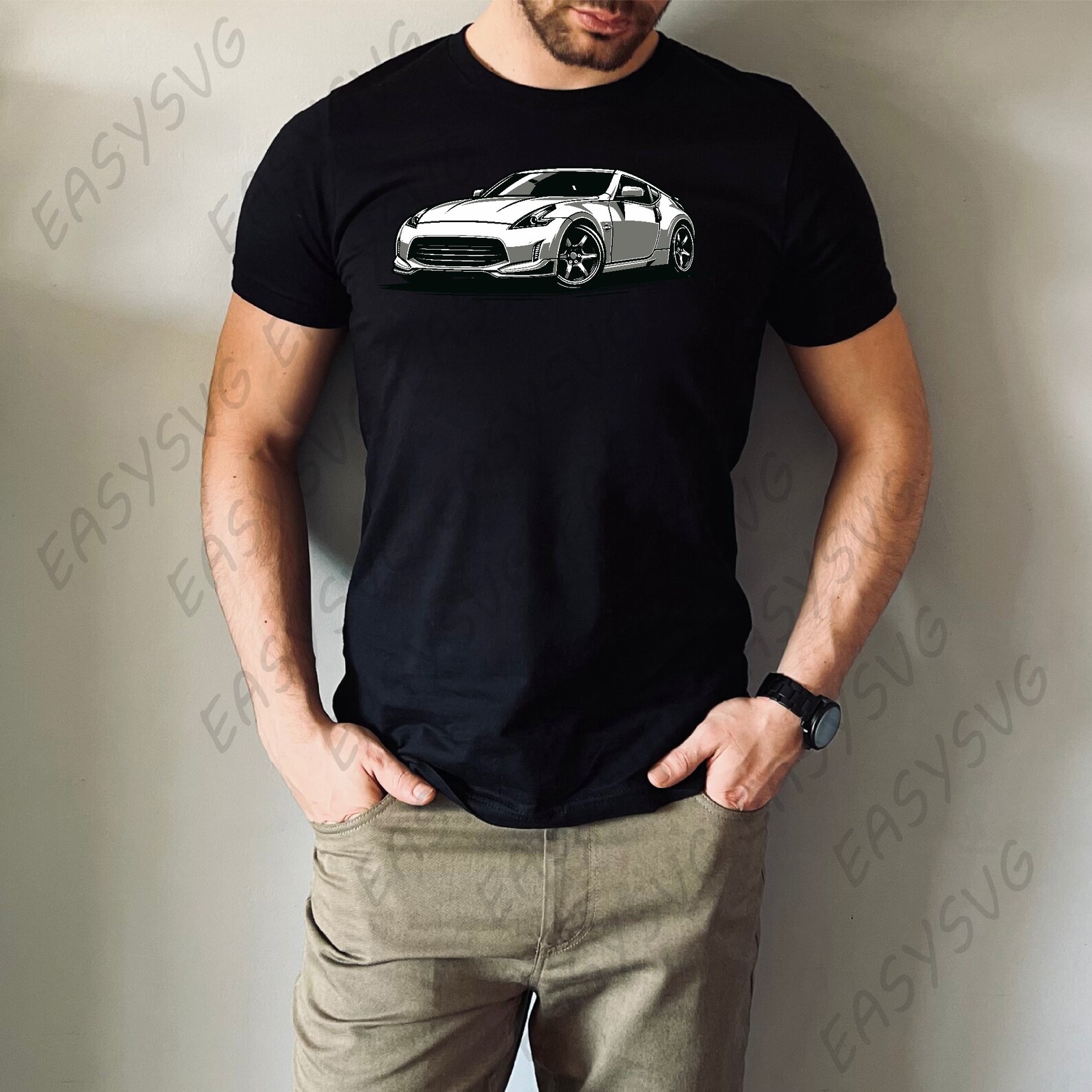 Nissan 370z SVG, Cartoon Vector, Art, Silhouette - Etsy