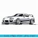 Toyota Supra SVG, Cartoon Vector, Art, Silhouette - Etsy
