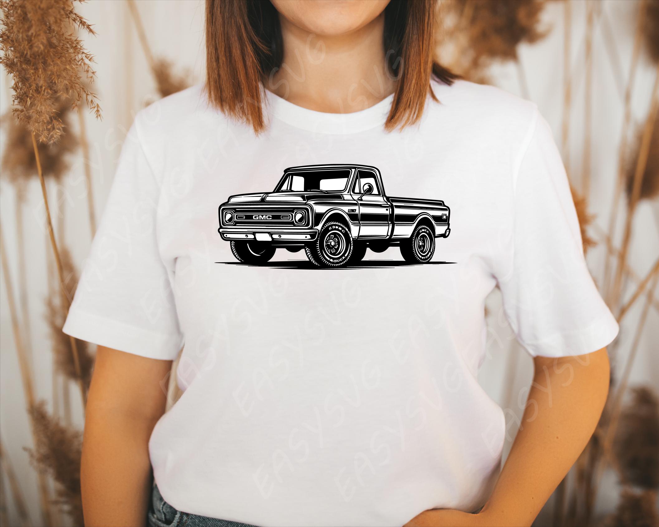 GMC Pickup 1967 SVG, Cartoon Vector, Art, Silhouette - Etsy