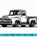Ford F100 1955 SVG, Cartoon Vector, Art, Silhouette - Etsy
