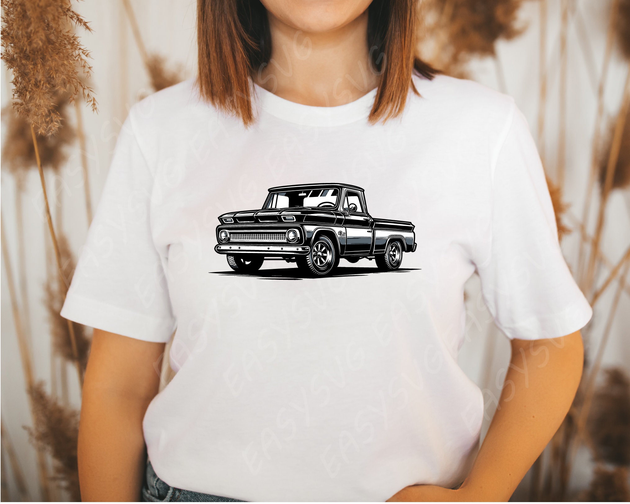 Chevy C10 (1965-1966) SVG, Cartoon Vector, Art, Silhouette - Etsy
