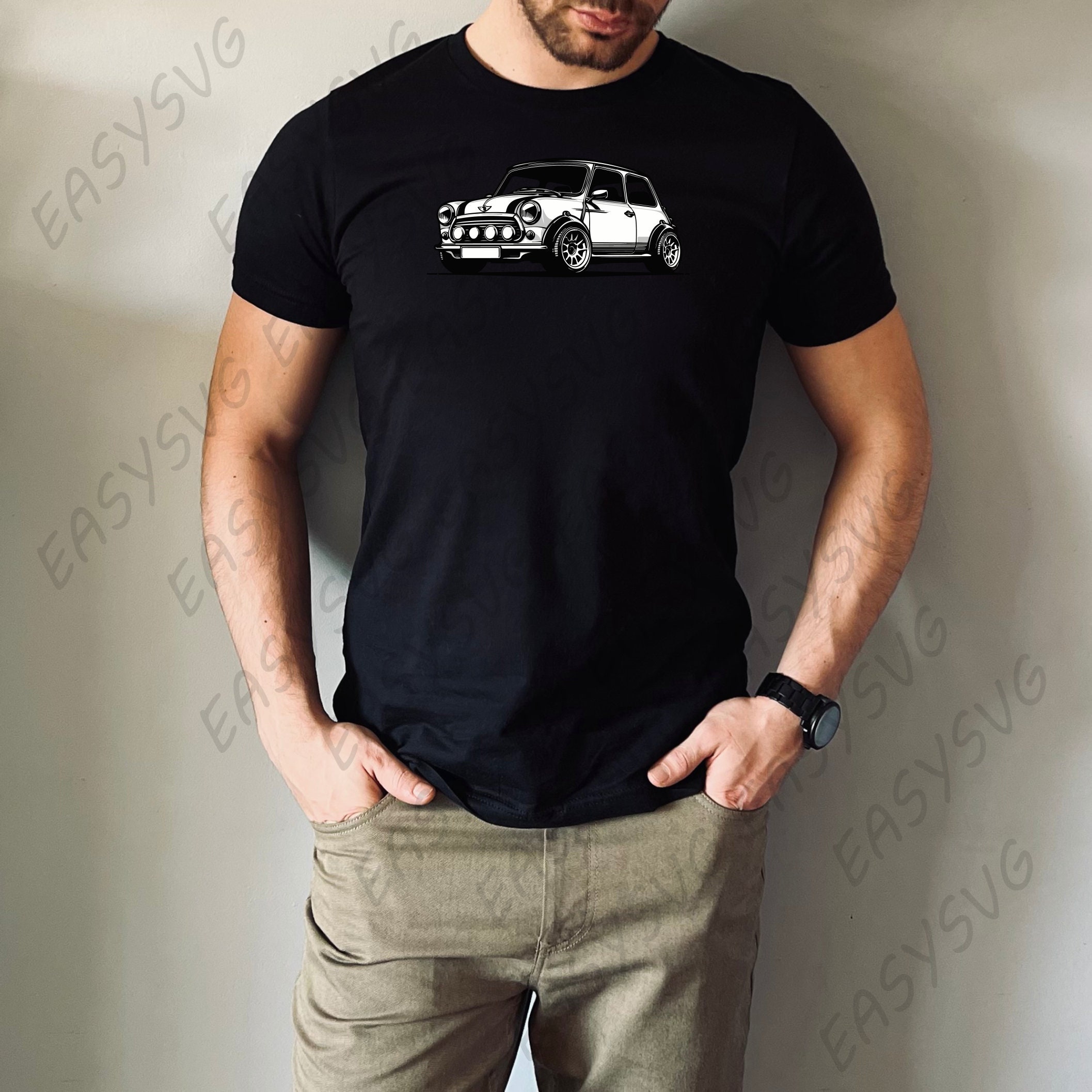 Classic Mini Cooper SVG, Cartoon Vector, Art, Silhouette - Etsy