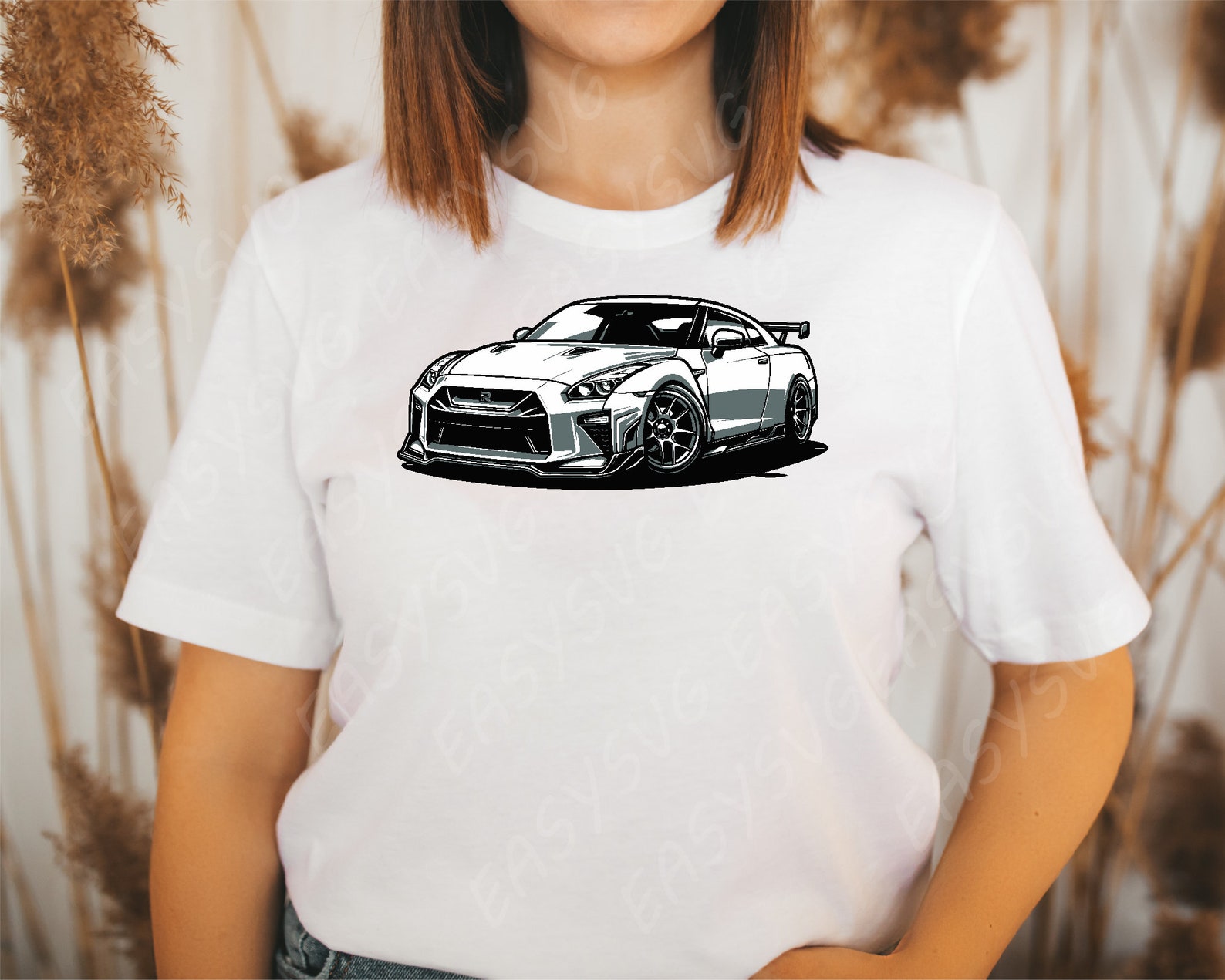 Nissan GTR SVG, Cartoon Vector, Art, Silhouette - Etsy