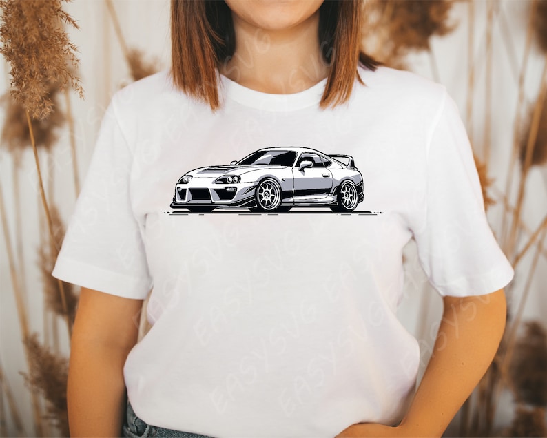 Toyota Supra SVG, Cartoon Vector, Art, Silhouette - Etsy