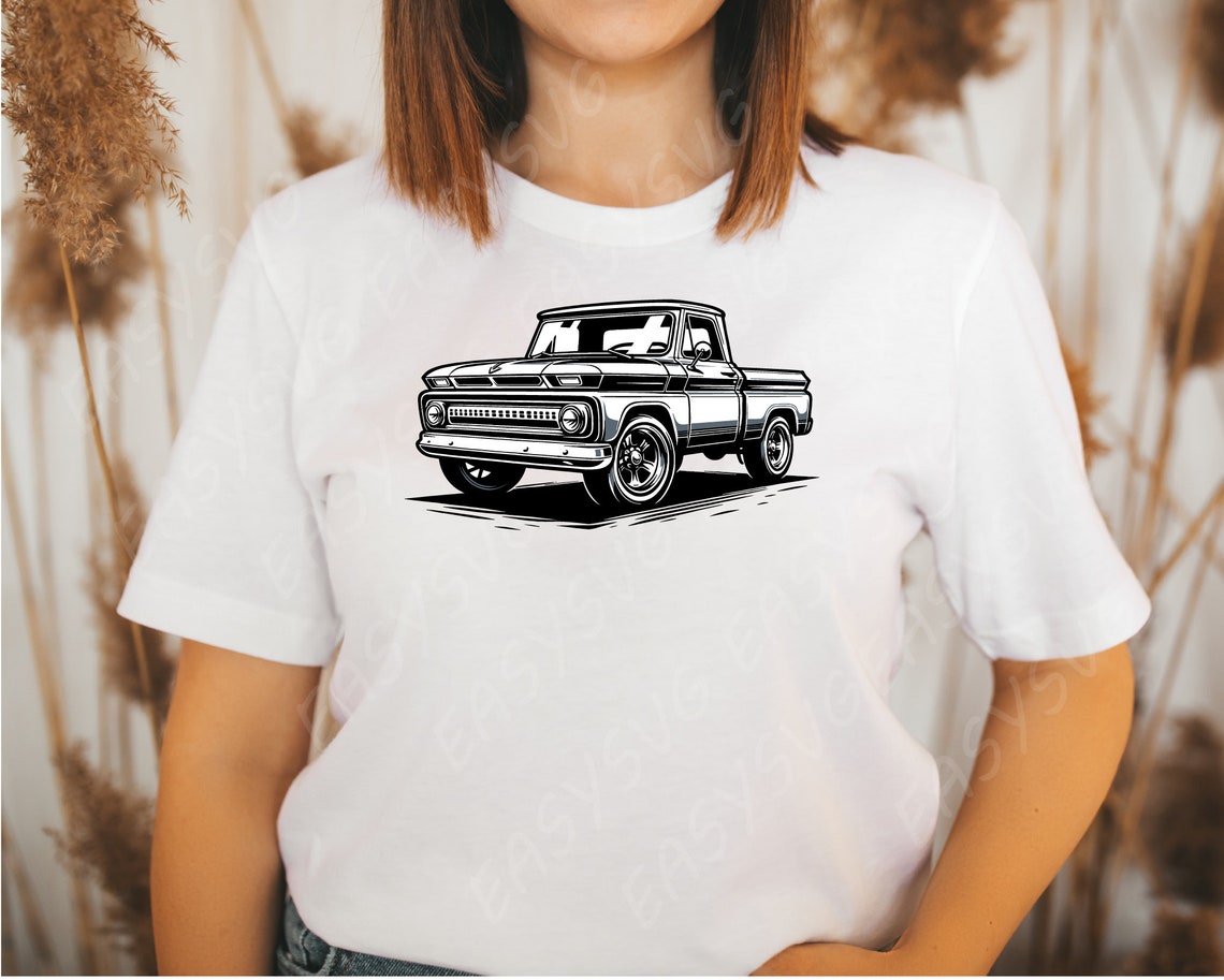 Chevy C10 (1965-1966) SVG, Cartoon Vector, Art, Silhouette - Etsy
