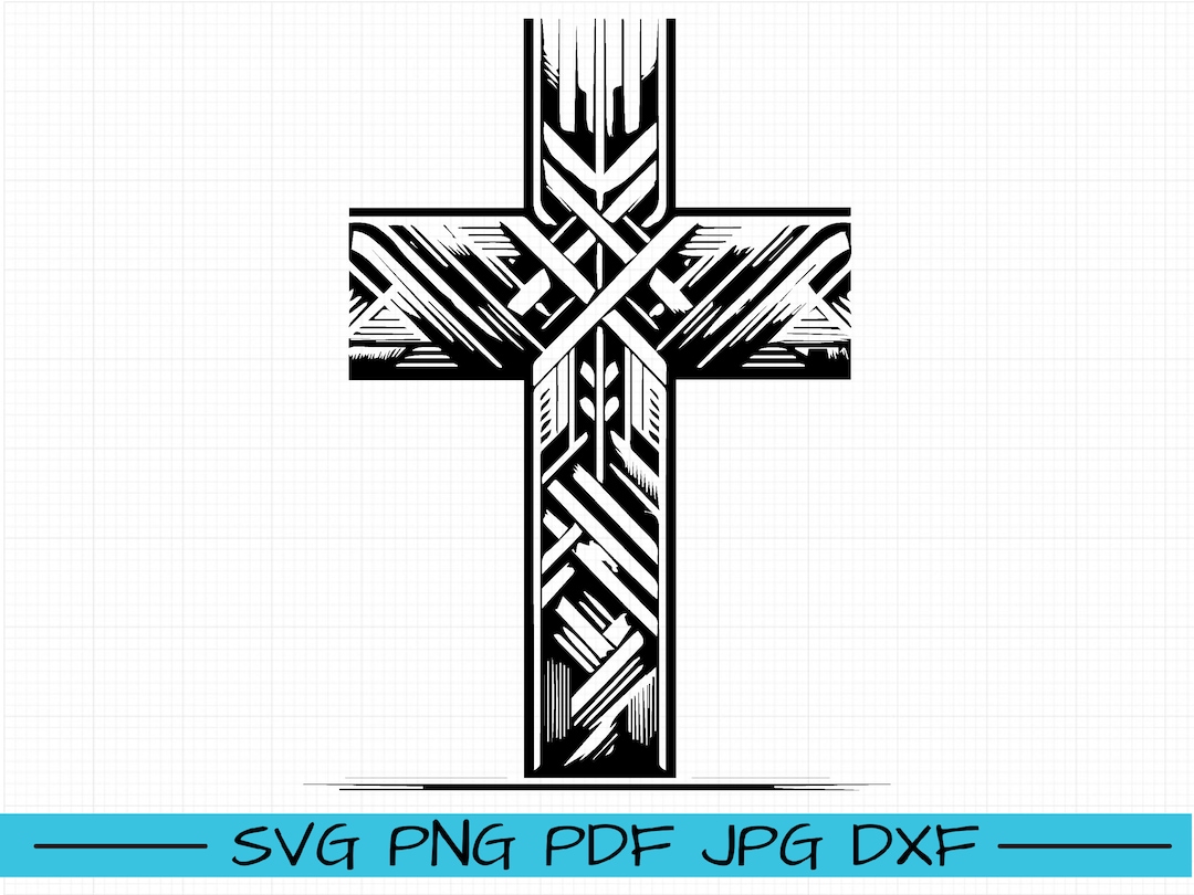 SVG Cross, Cartoon Vector, Art, Silhouette - Etsy