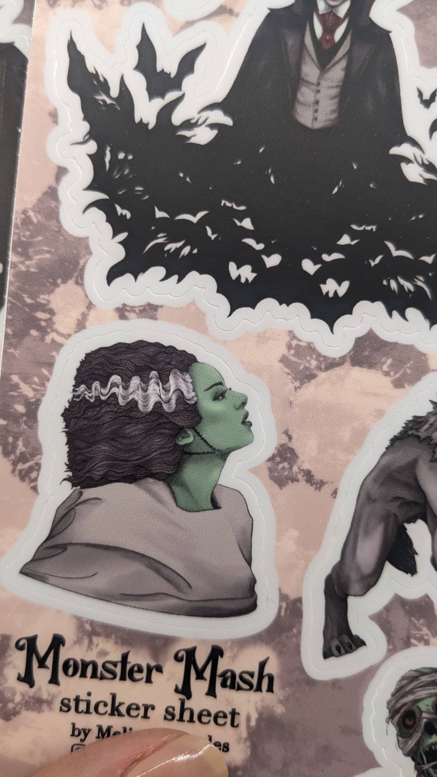 Monster Mash Stickers Sheet - Etsy