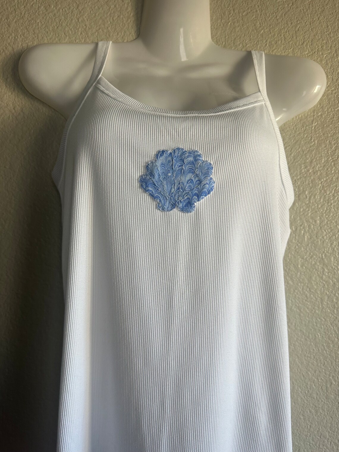 Hand Sewn Sea Shell Tank Top - Etsy