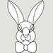 Rabbit Stained Glass Pattern Beginner Pattern Downloadable Pattern ...