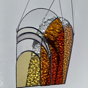 Stained Glass Patterns Modern, DIY Stained Glass Pattern, Suncatcher ...