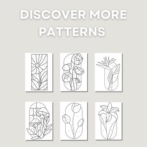 Boho Stained Glass Pattern DIY Stained Glass Beginner Pattern Do It ...