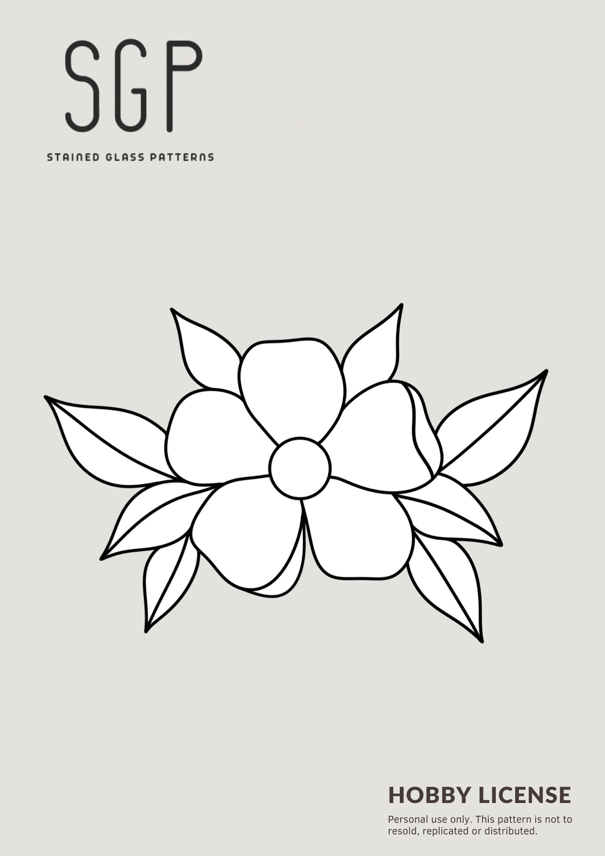 Glass Pattern Stained Glass Pattern DIY Stained Glass Pattern - Etsy