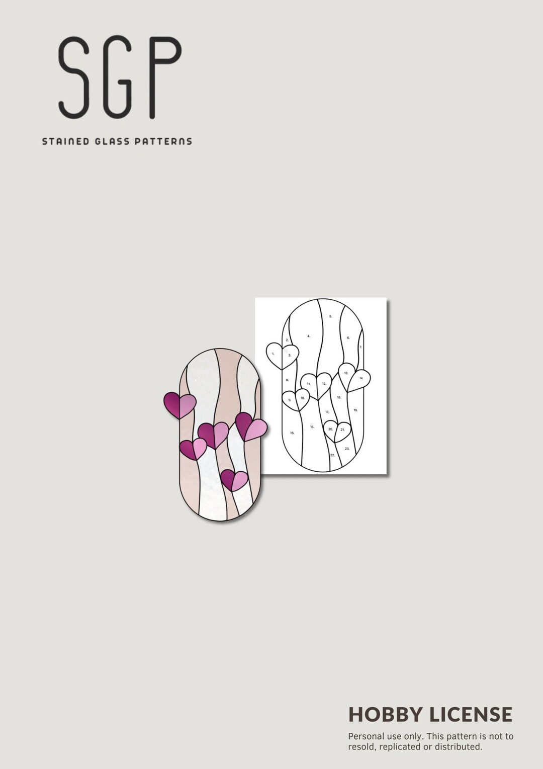 Heart Stained Glass Patterns Valentines Day, DIY Suncatcher, DIY ...