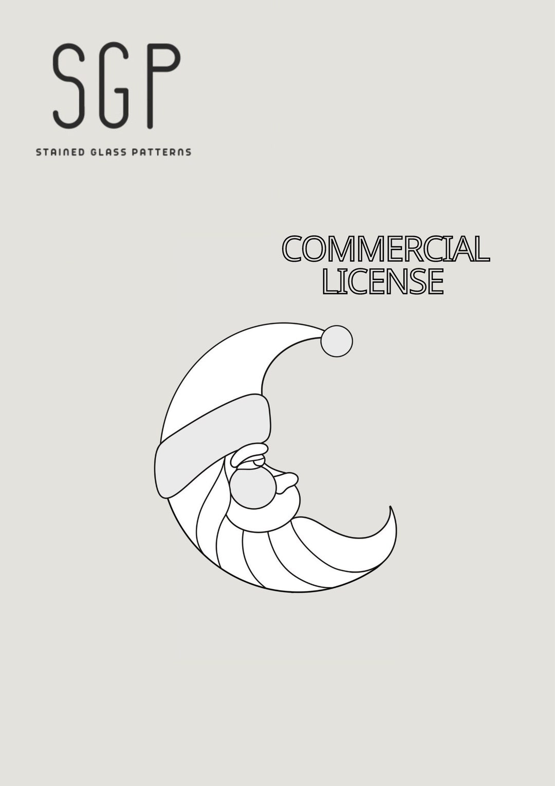 Christmas Stained Glass Patterns Santa Claus, Stained Glass PDF ...