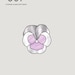 Violet Flower Stained Glass Pattern: Beginner DIY (digital Download) - Etsy